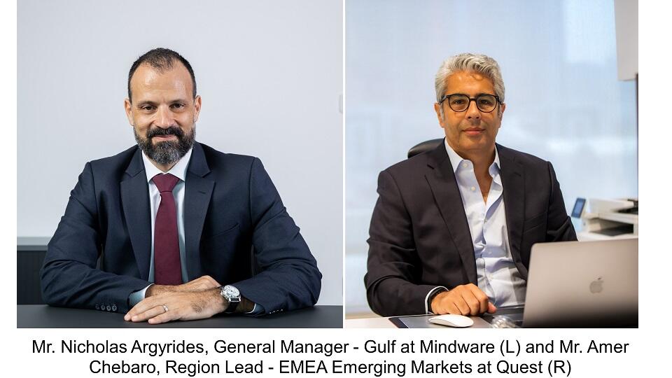 Mindware And Quest Sign Distribution Agreement For The GCC And Levant | Al Bawaba
